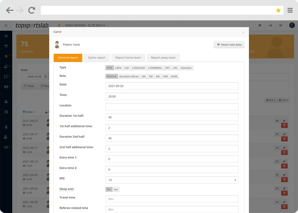 Athlete Management System - Monitor your athletes with ease!